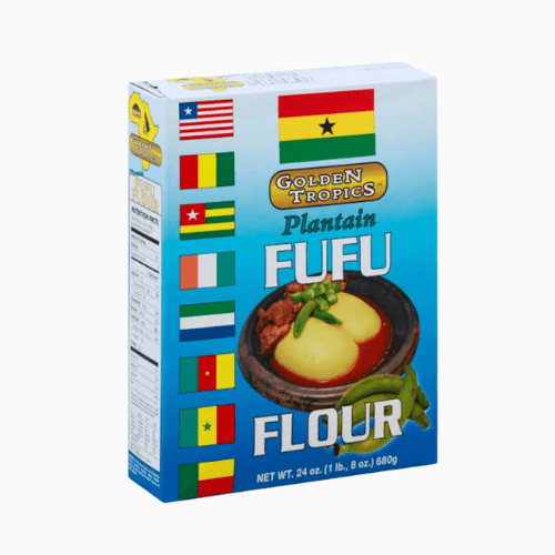 Golden Tropics Plantain Fufu Flour | Authentic African Staple 24oz ...